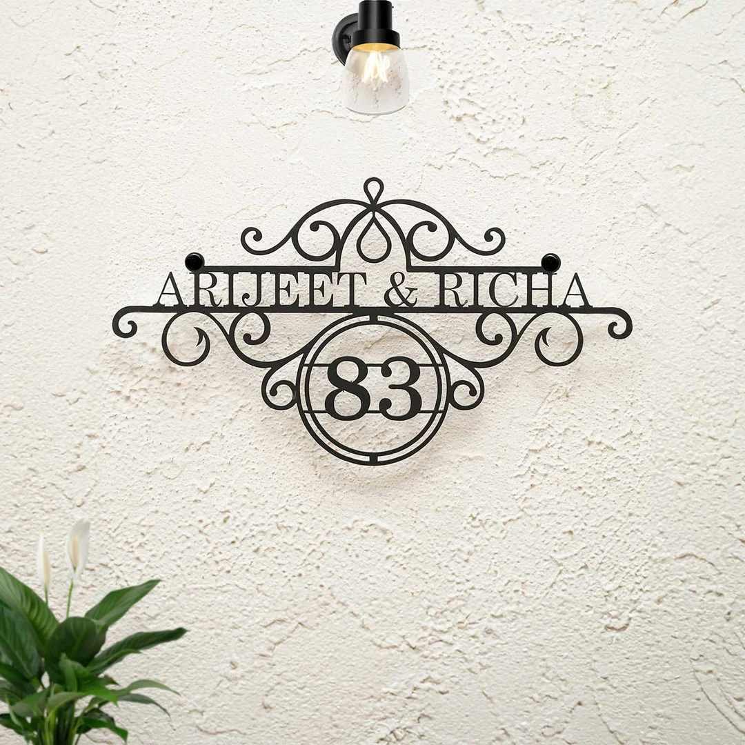 10 Creative Home Nameplate Designs to Welcome You Home - Home Brightside