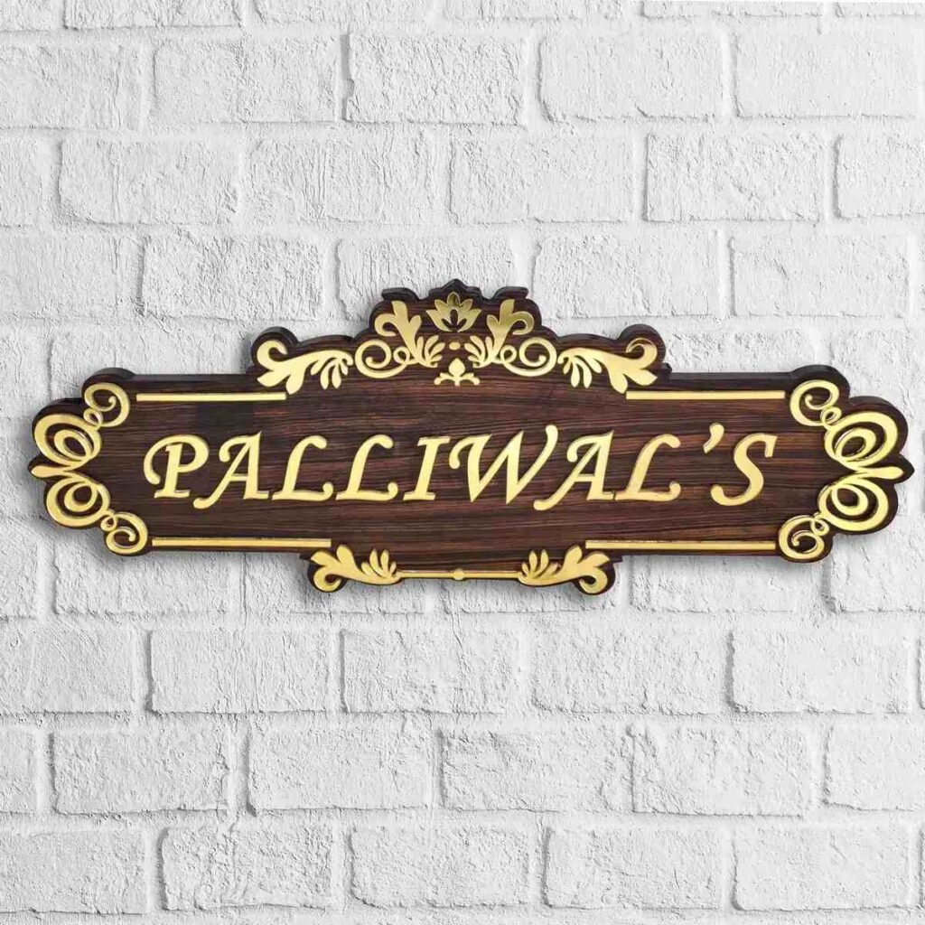 10 Creative Home Nameplate Designs to Welcome You Home - Home Brightside