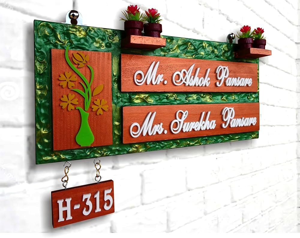 10 Creative Home Nameplate Designs to Welcome You Home - Home Brightside