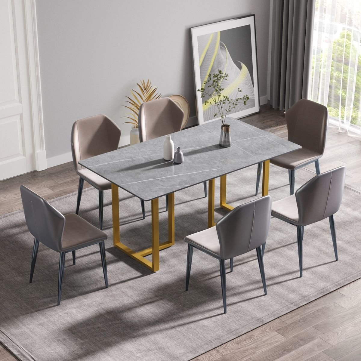 7 Granite Dining Table Designs - Home Brightside
