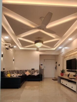 9 Elegant Main Hall Double Fan Ceiling Design Ideas - Home Brightside