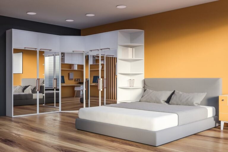 10 Corner Wardrobe Design Ideas - Home Brightside
