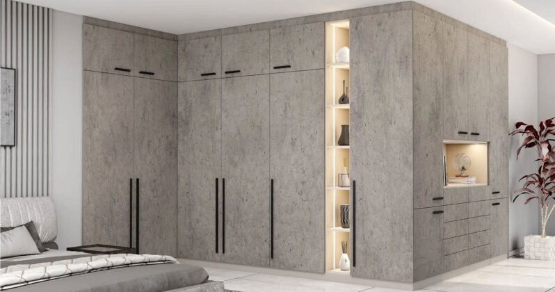 10 Corner Wardrobe Design Ideas - Home Brightside