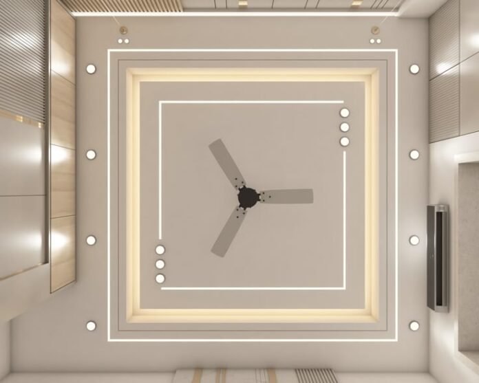 Hall Ceiling Design Latest Images with Fan - Home Brightside